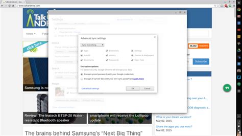 How To Sync Chrome Tabs Across Your Phone Tablet And Computer Talk Android