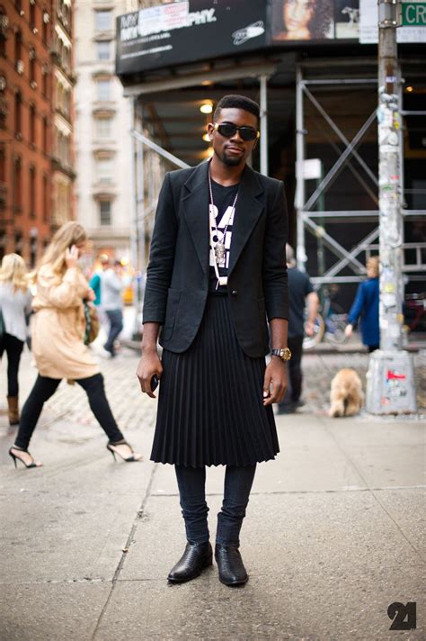 Suit Jacket Skirt Combination Males In Skirts Pinterest Gold
