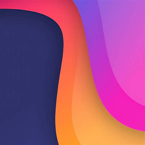 Abstract Gradient Colorful Curve 2k Iphone Wallpaper