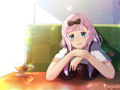 Chika Fujiwara Kaguya Sama Love Is War 2k Wallpaper Download