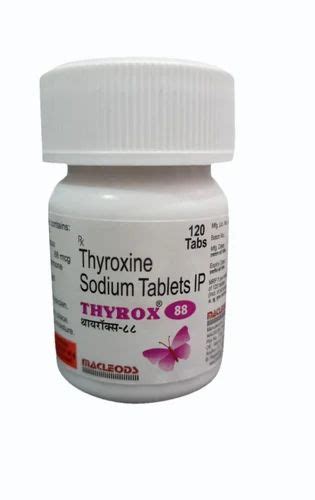 Thyrox 88 Mcg Tablets At Rs 22150bottle Thyroxine Sodium Tablets In