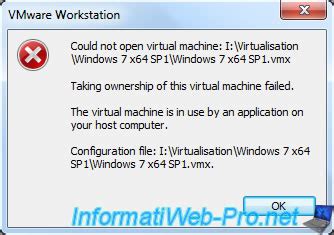 Solve Known Problems Of VMware Workstation Or Take Ownership Virtual Machine Busy