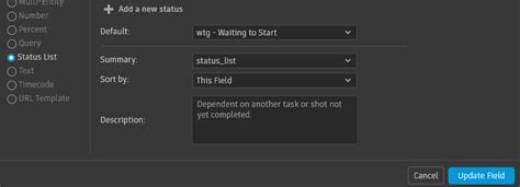 Status Display Options Missing And Defaulting To Icon Only Flow Production Tracking