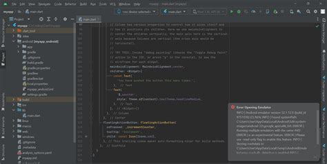 Flutter Emulator Error Running Multiple Emulators With The Same Avd Error Stack Overflow