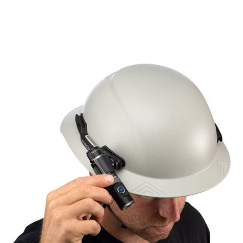 Flashlight Rail Clip For Resolve Fullbrim Helmet Hardknock Built