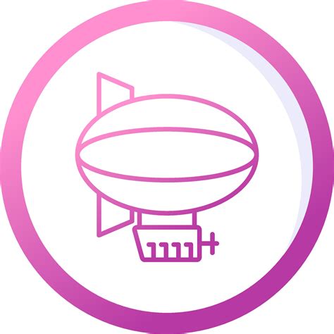 Blimp Vector Icon 38579935 Vector Art At Vecteezy