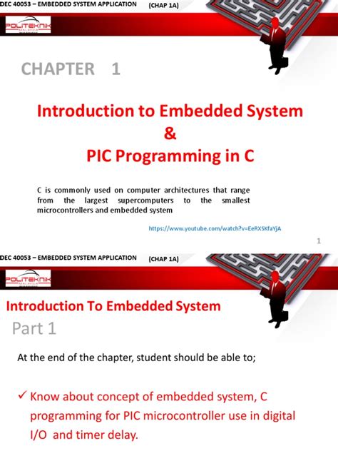 Unit 1a Introduction Of Es Pdf Microcontroller Embedded System