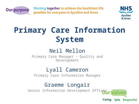 ppt primary care information system dokumen tips