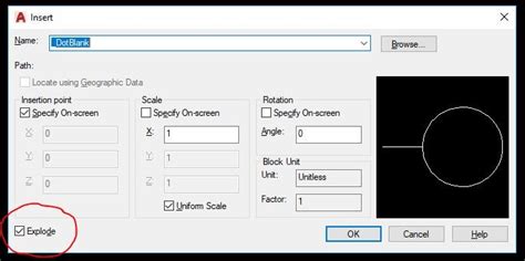 Avoid checked box on insert block - AutoLISP, Visual LISP & DCL - AutoCAD Forums