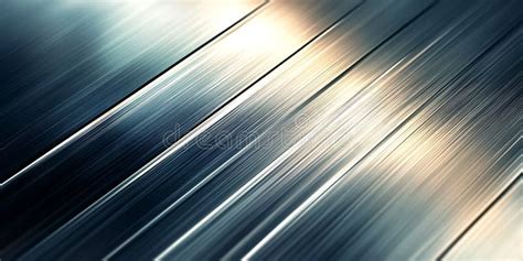 Streaks Of Gold And Silver Light Dance Across A Brushed Metal Surface Creating A Dynamic Texture