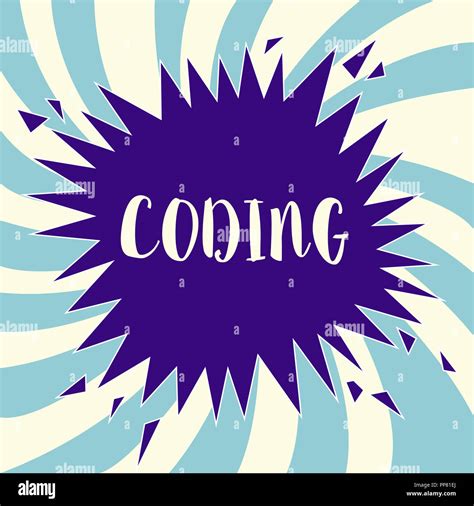 Text Sign Showing Coding Conceptual Photo Assigning Code To Something