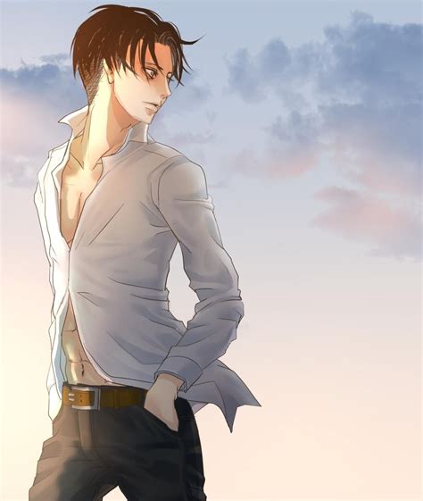 Fanart Levi Ackerman Smexy Aot Levi Snk Levismoking Monochromatic