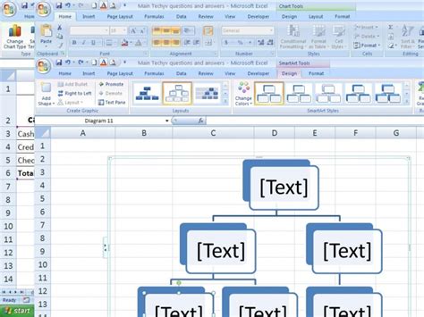 How Can I Use Smart Art Graphic In Excel Techyv Com