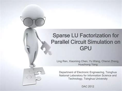 ppt sparse lu factorization for parallel circuit simulation on gpu