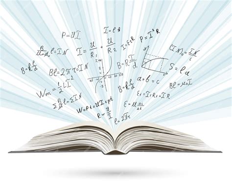 Premium Vector Mathematical Equations And Formulas On Open Book Education