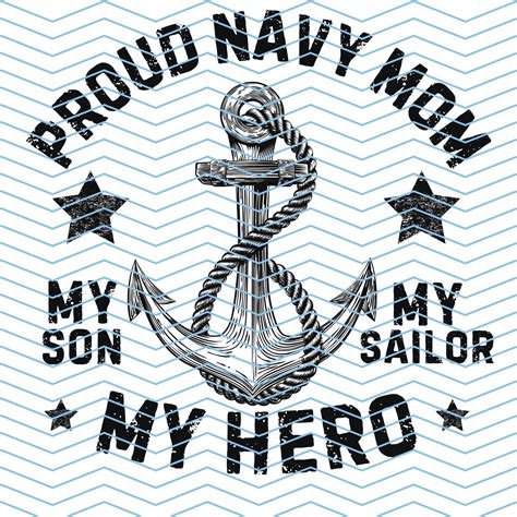 Us Navy Mom Png Military Mom Digital Download Navy Pride Etsy