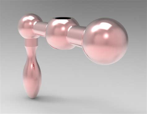 Autodesk Inventor Ipt File 3d Cad Model Of Tri Ball Handles Bore D1b12 D220 D326 D428 D518