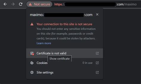No Credentials Were Available In The Client Certificate Mxloader