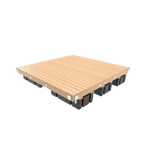 Multinautic 10 Ft X 10 Ft Medium Freeboard Floating Dock Hardware Kit With 6 Foam Filled