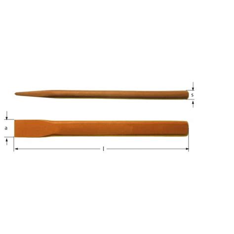 Ampco Mb0150b Hand Chisel Oval Beryllium Copper Mister Worker®