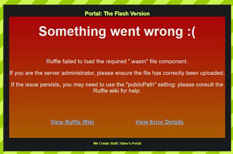 Ruffle Errors Out With Ungoogled Chromium Issue Ruffle Rs Ruffle GitHub