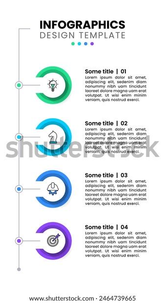 Infographic Template Icons 4 Options Steps Stock Vector Royalty Free 2464739665 Shutterstock