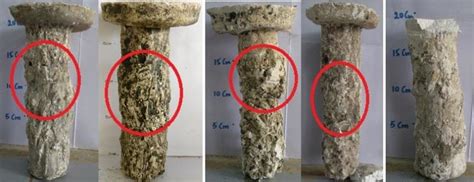 Deformed Shapes Of Stone Columns For Stone Aggregate Unreinforced Download Scientific Diagram
