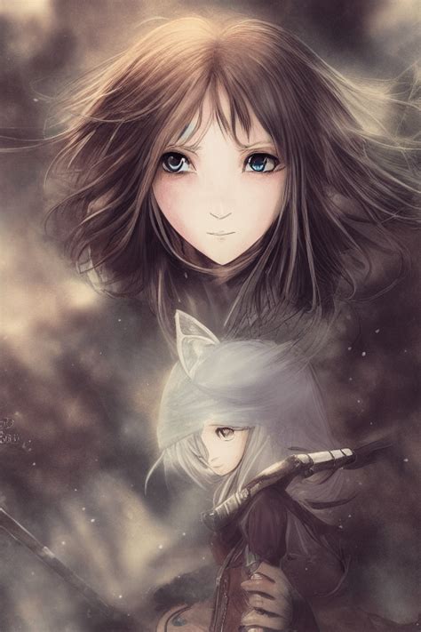 Anime Wolf Girl Warrior Drawing Anime Wolf Girl Warrior Drawing