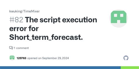 The Script Execution Error For Shorttermforecast · Issue 82
