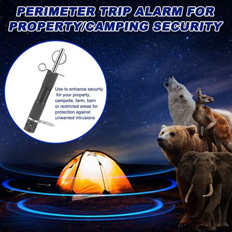 Perimeter Trip Alarm Camping Trip Wire Alarm Device Early Warning Security System For Camping