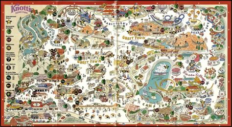 Knotts Berry Farm Map And Brochure 2025 1943