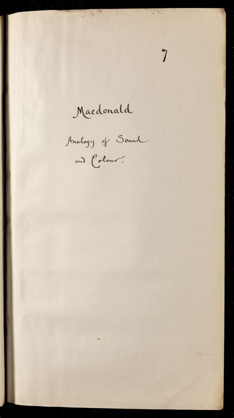 Unpublished Paper Analogy Of Sound And Colour Comparison Of The Seven Colours Of The Rainbow