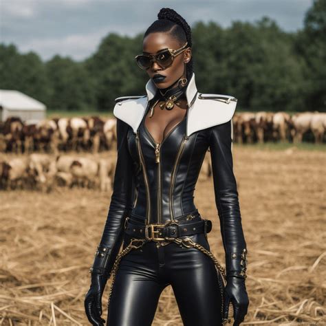 A Very Skinny Ebony Goddess At A Farm Setting By Evalks1975 On Deviantart