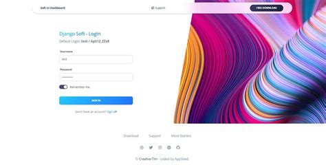 Django Soft Dashboard Free Product
