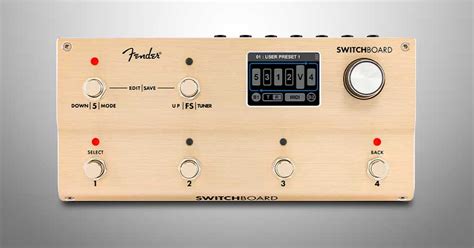 Fender Switchboard Effects Operator Loop Switcher Pedal Champagne