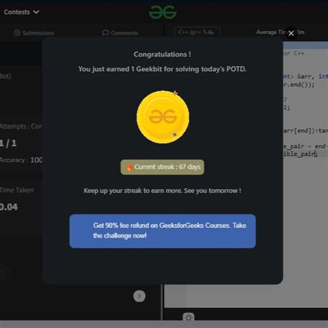 Priyanshu Prajapati On Linkedin Geekstreak2024 Gfg160 Codingjourney