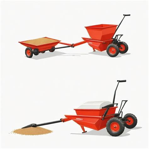 Seed Spreader Detailed Vector Set Premium Ai Generated Vector