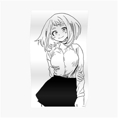 Ochako Poster By Alanapen Redbubble