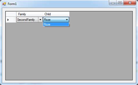 آموزش برنامه نویسی فیتلر کردن ComboBox یک ستون بر اساس ComboBox ستون دیگر در DataGridView