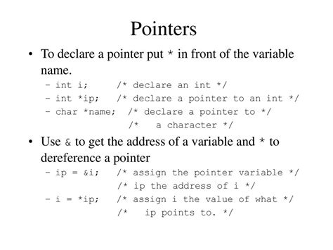 c what you know objective to introduce some of the features of c