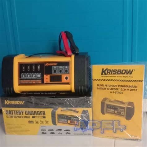 Promo Krisbow Charger Baterai Volt A Charger Aki Mobil Erbchf Diskon Di