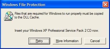 Repair Windows XP System Files PCauthorities