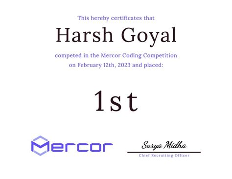 Harsh Goyal On Linkedin Coding Mercor 12 Comments