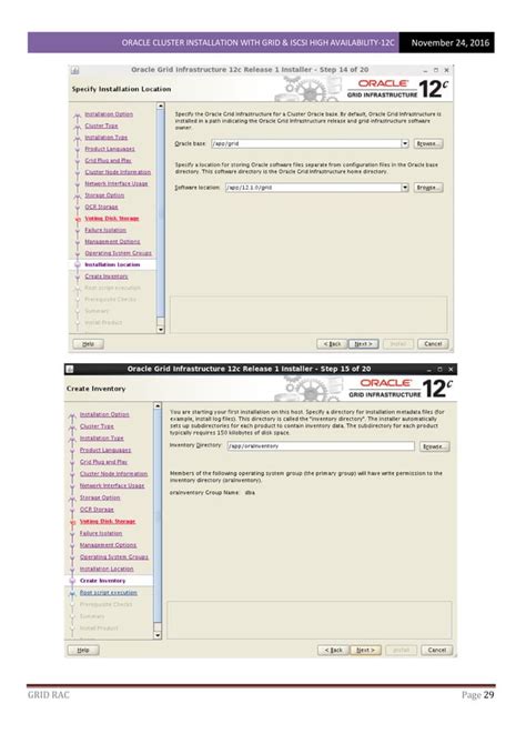 Oracle Cluster Installation With Grid And Iscsi Pdf