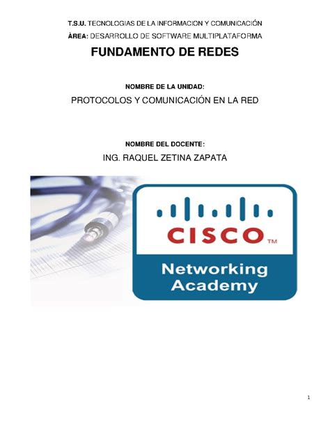 Protocolos Y Comunicación En La Red Ts Tecnologias De La