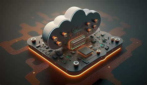 Premium Ai Image Cloud Computing Technology Concept