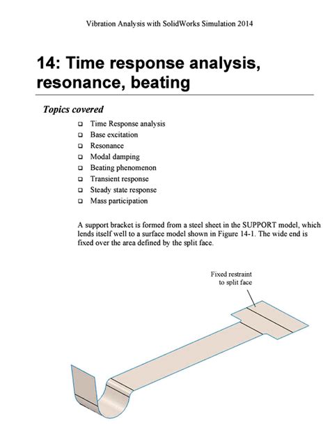 Solved Vibration Analysis With Solidworks Simulation 201414 Solved Vibration Analysis With Solidworks Simulation 201414