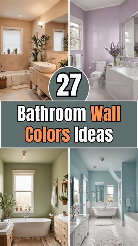 27 Bathroom Wall Colors Ideas The Diy Desire