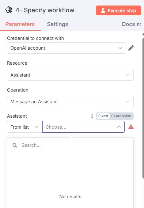 Openai → Assistant List Does Not Display Questions N8n Community