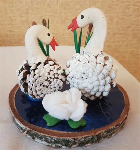 Красивые композиции из шишек и пластилина Интересный контент в группе Всероссийский Педсовет